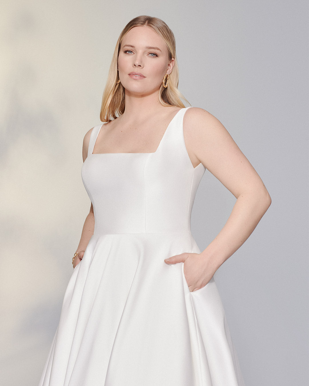 Charleston Plus Size by Justin Alexander Signature - Square Neck ...